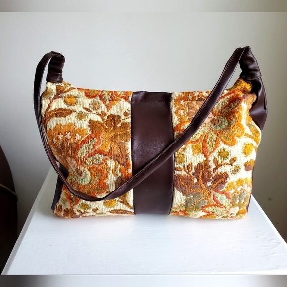 Bags | Vintage Tapestry Purse Custom Made | Poshmark
